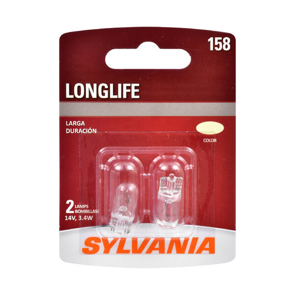 Sylvania 158LL.BP2 158 Long Life Mini Bulb 2 Pack | Quadratec